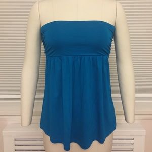 New York & Company | Tops | Nyc Blue Tube Top Size Small | Poshmark